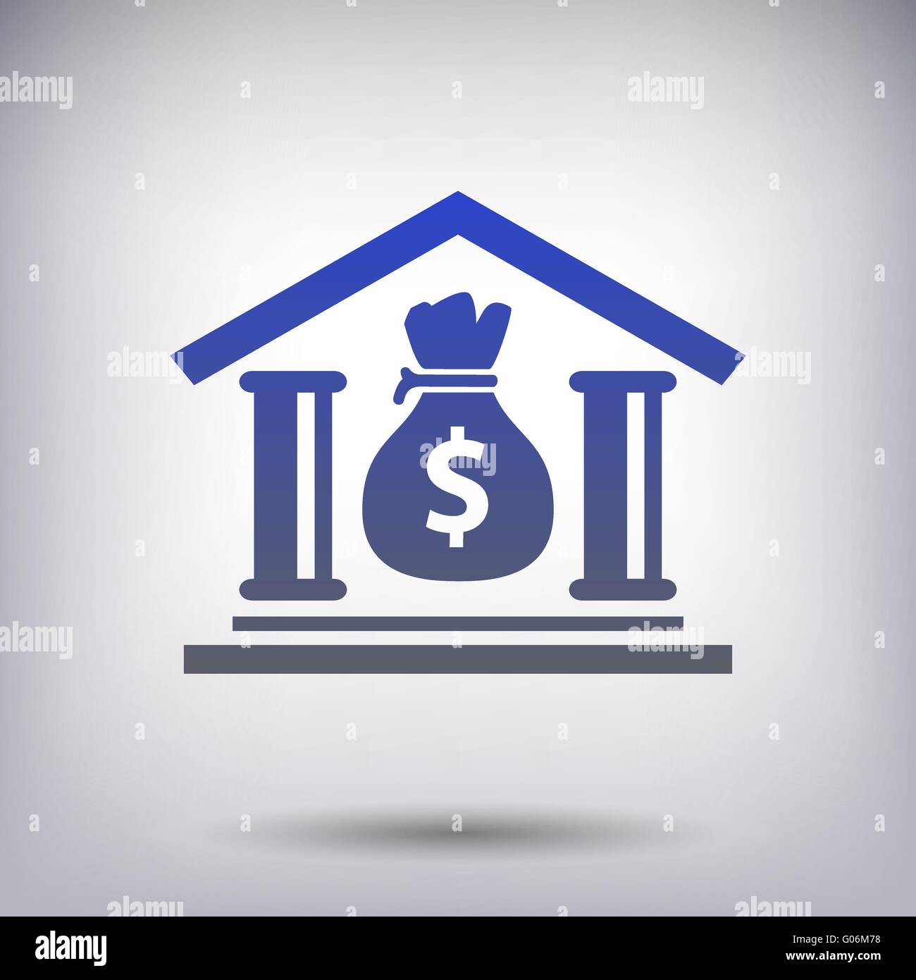 Piktogramm der bank Stock-Vektorgrafik - Alamy