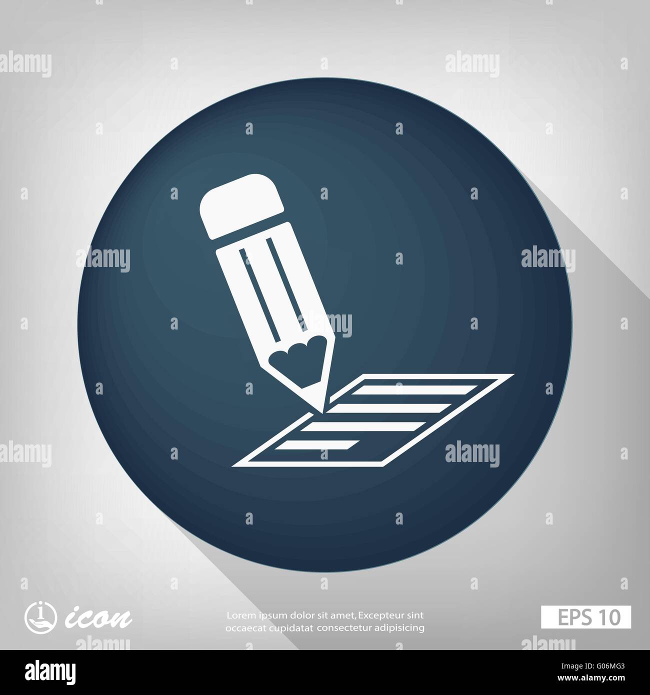 Piktogramm der Hinweis Stock-Vektorgrafik - Alamy