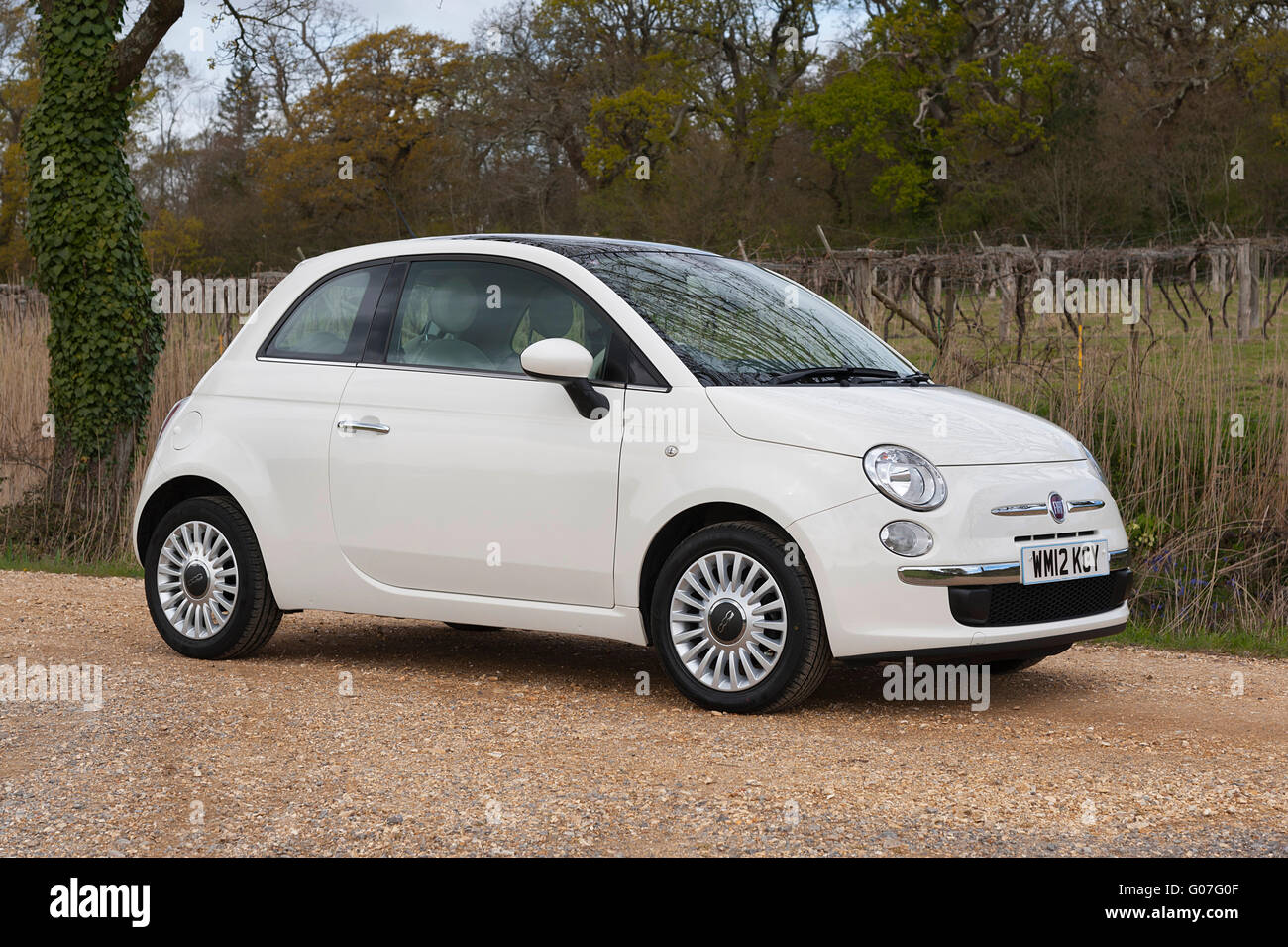 Fiat 500 Weiss