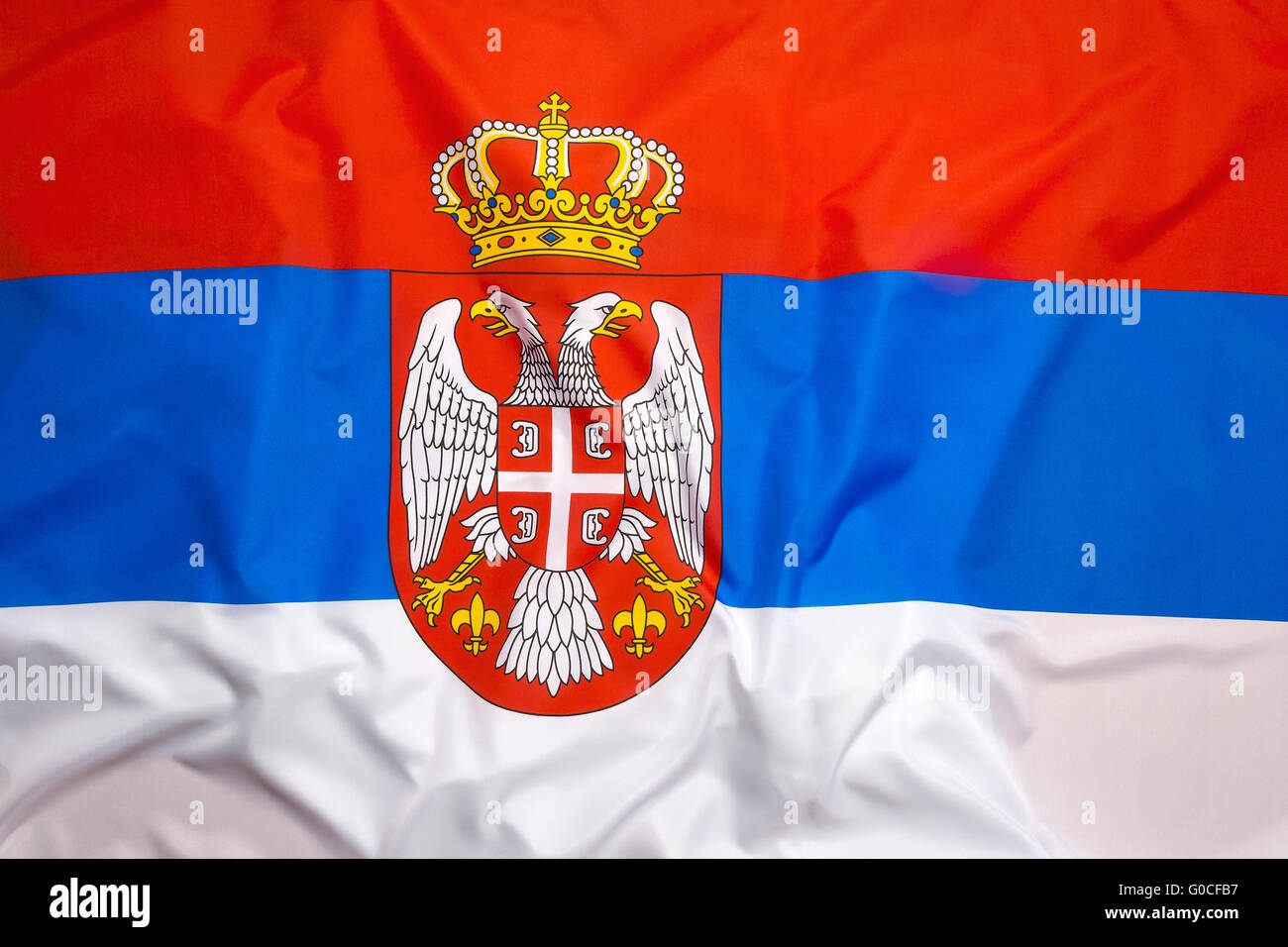 Serbia serbian flag -Fotos und -Bildmaterial in hoher Auflösung – Alamy