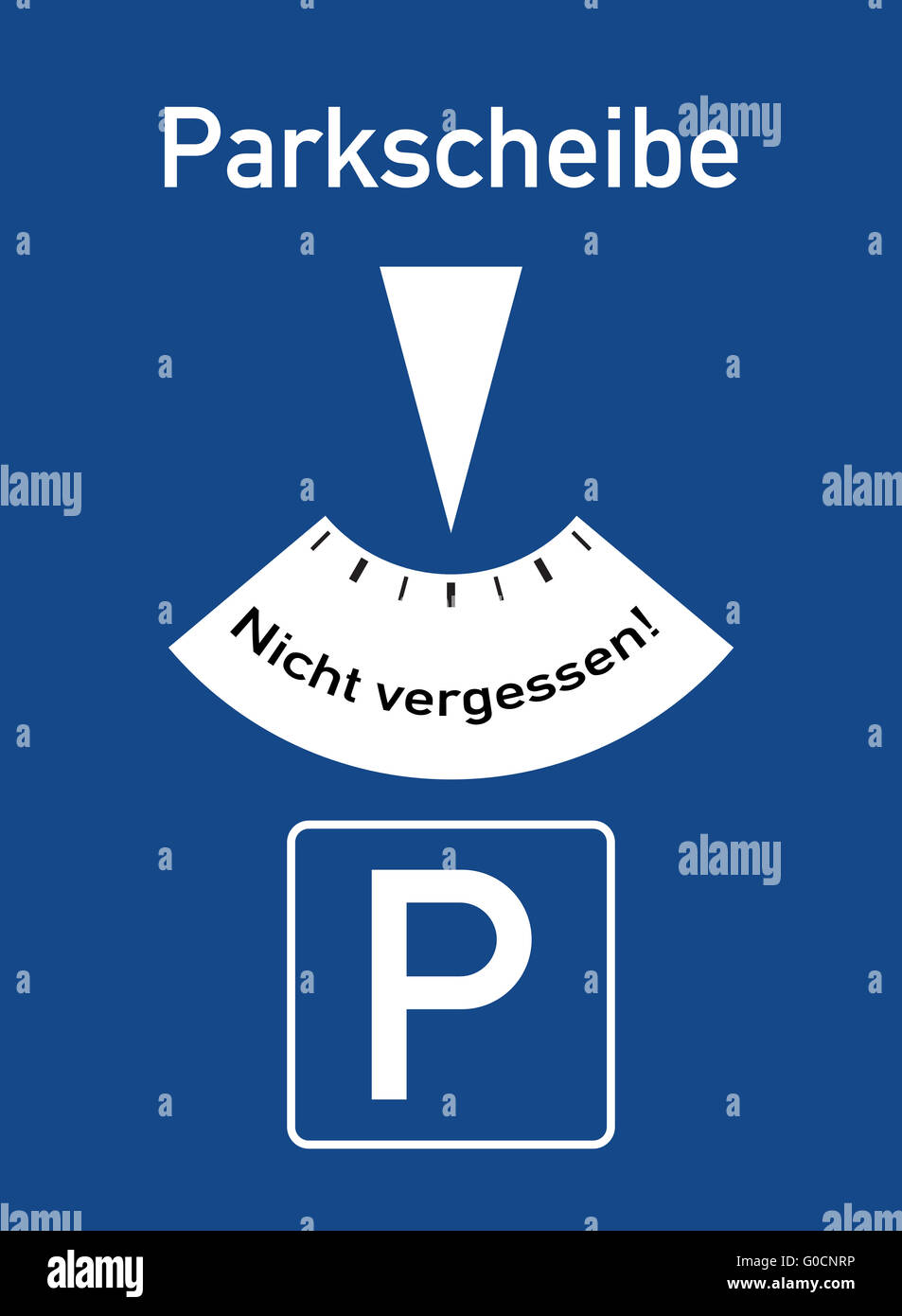 Parkschild parkscheibe -Fotos und -Bildmaterial in hoher Auflösung – Alamy