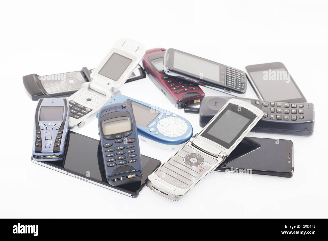 Old phones -Fotos und -Bildmaterial in hoher Auflösung – Alamy