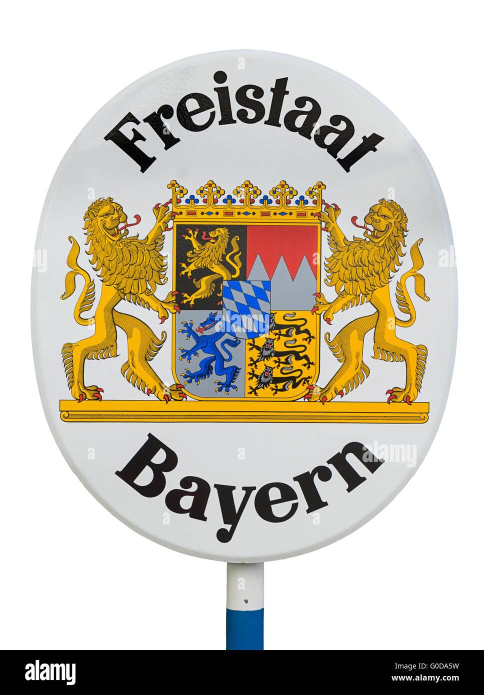 Grenzzeichen Freistaat Bayern Stockfotos und -bilder Kaufen - Alamy