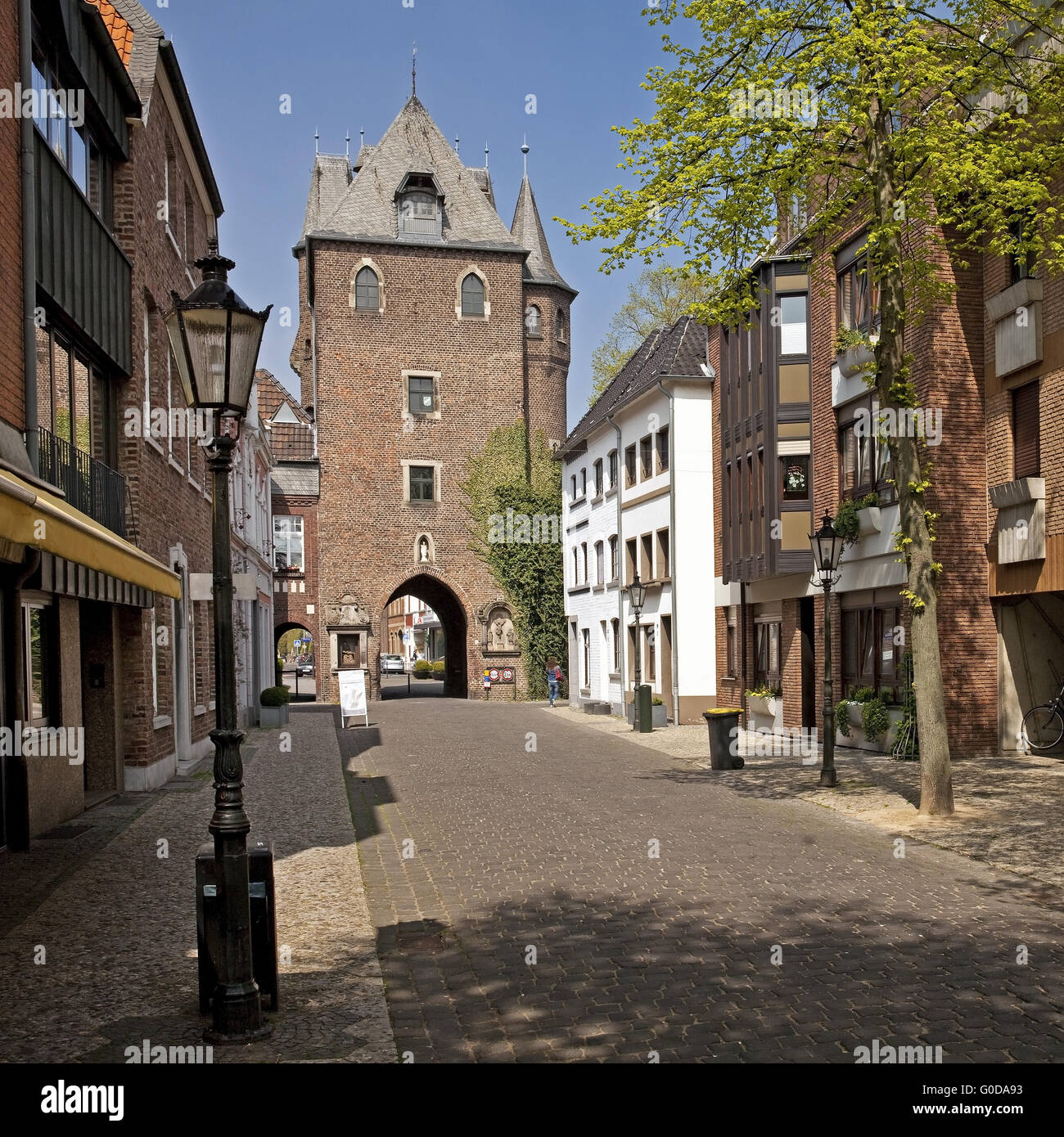 Blick auf das Kuhtor, Kempen, Deutschland Stockfotografie - Alamy