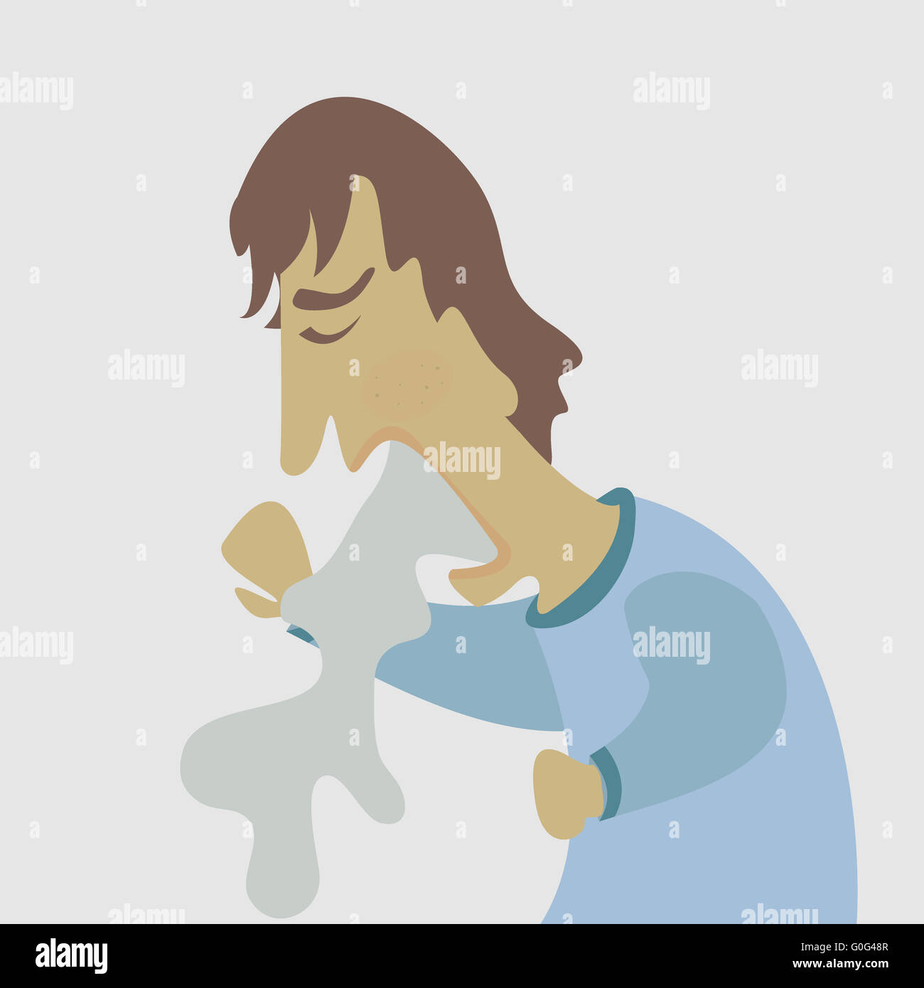 Kopf spuckt wasser -Fotos und -Bildmaterial in hoher Auflösung – Alamy