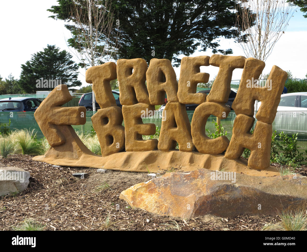 Welsh Englisch Zeichen Stockfotos und -bilder Kaufen - Alamy