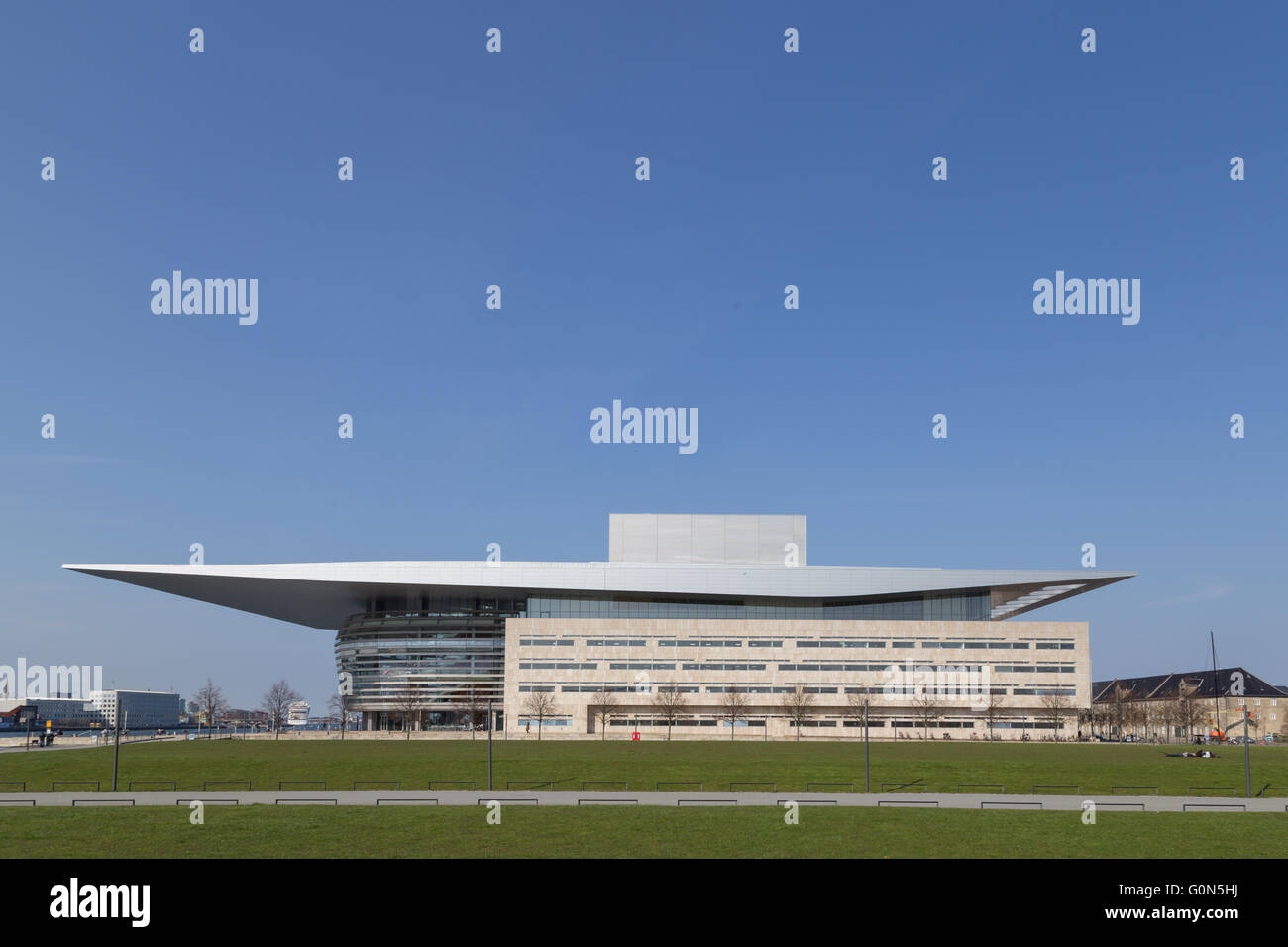 Kopenhagen, Dänemark - 2. Mai 2016: The Opera House von Henning Larsen ...