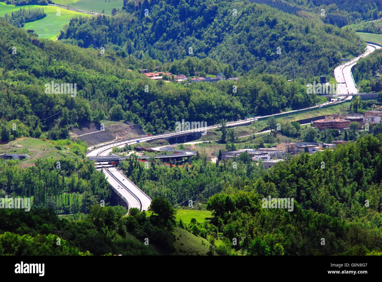 Italy Motorway Stockfotos und -bilder Kaufen - Alamy