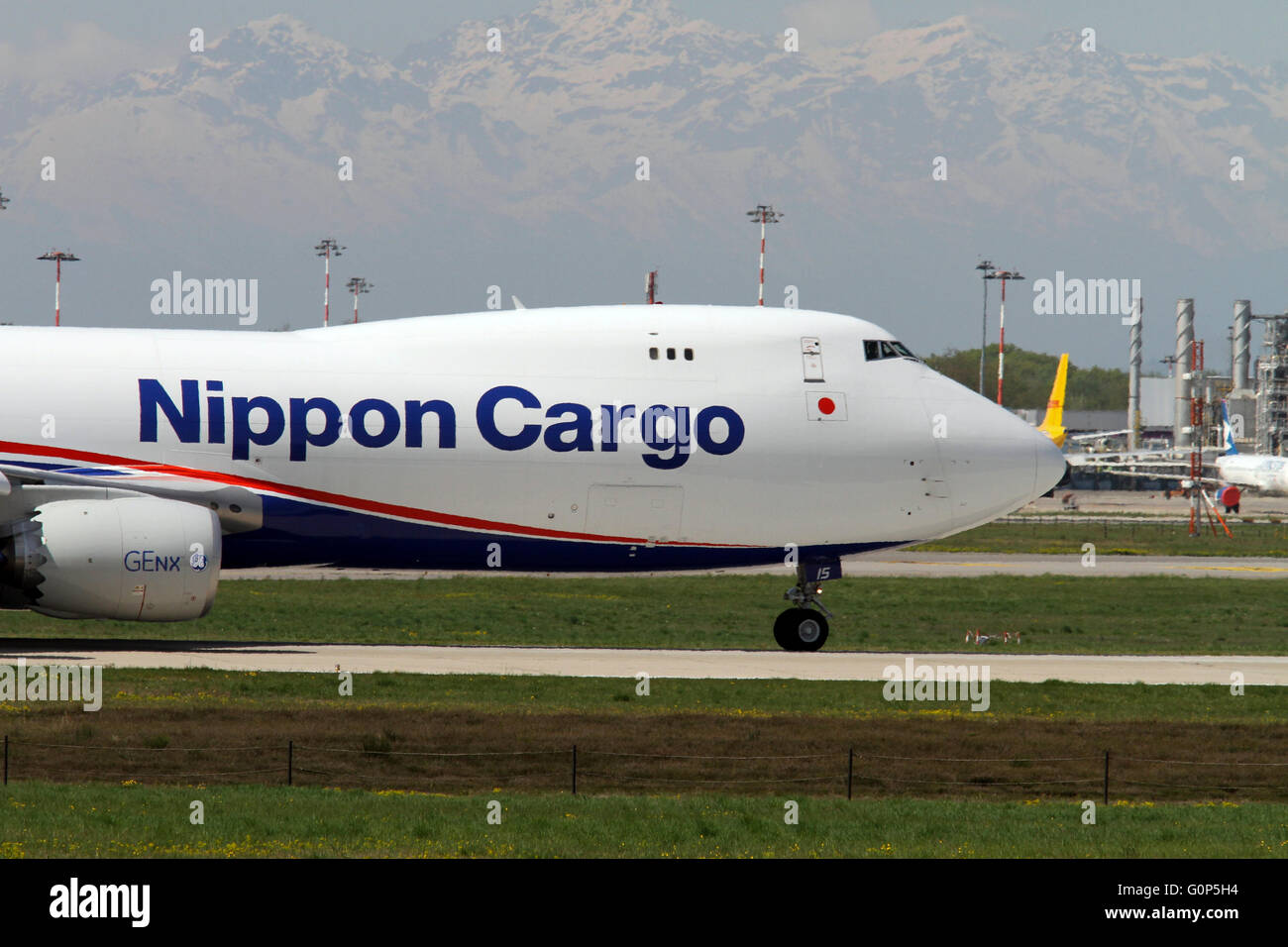 Nippon Cargo Airlines (NCA), Boeing 747-8F Stockfotografie - Alamy
