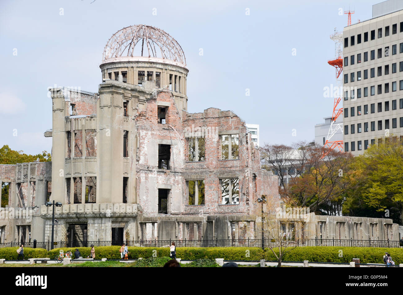 Japan, Honshu, Hiroshima Peace Memorial Park für Atombombe des 6 ...