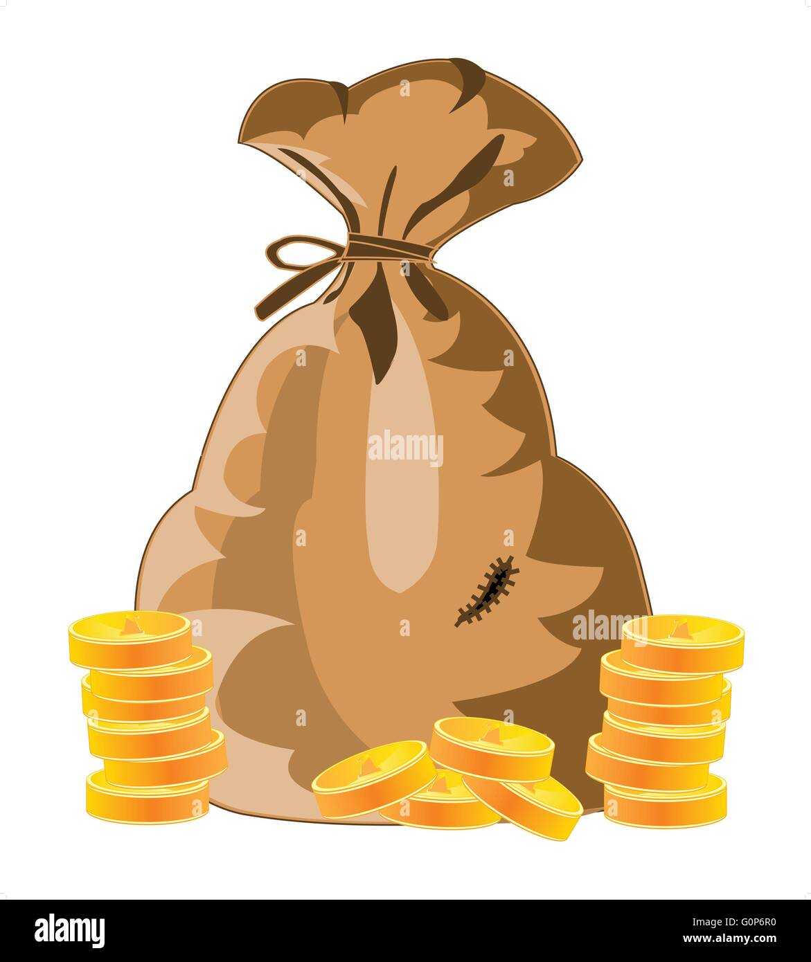 Geldsack Cartoon Stockfotos und -bilder Kaufen - Alamy