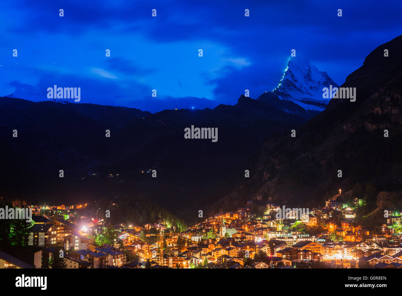 Die erstbesteigung des matterhorns 1865 -Fotos und -Bildmaterial in ...