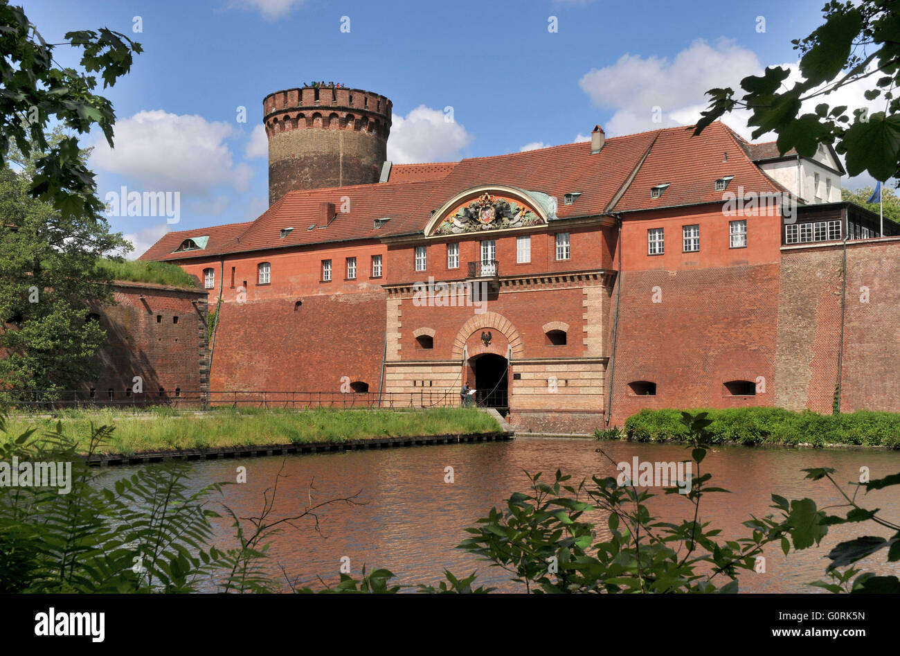 Wasser Graben, Zitadelle Spandau, Spandau, Berlin-Deutschland ...