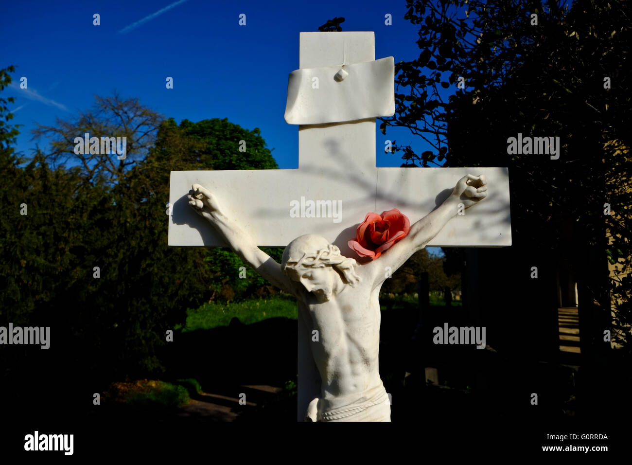 Weiße Kreuzigung Stockfotos und -bilder Kaufen - Alamy