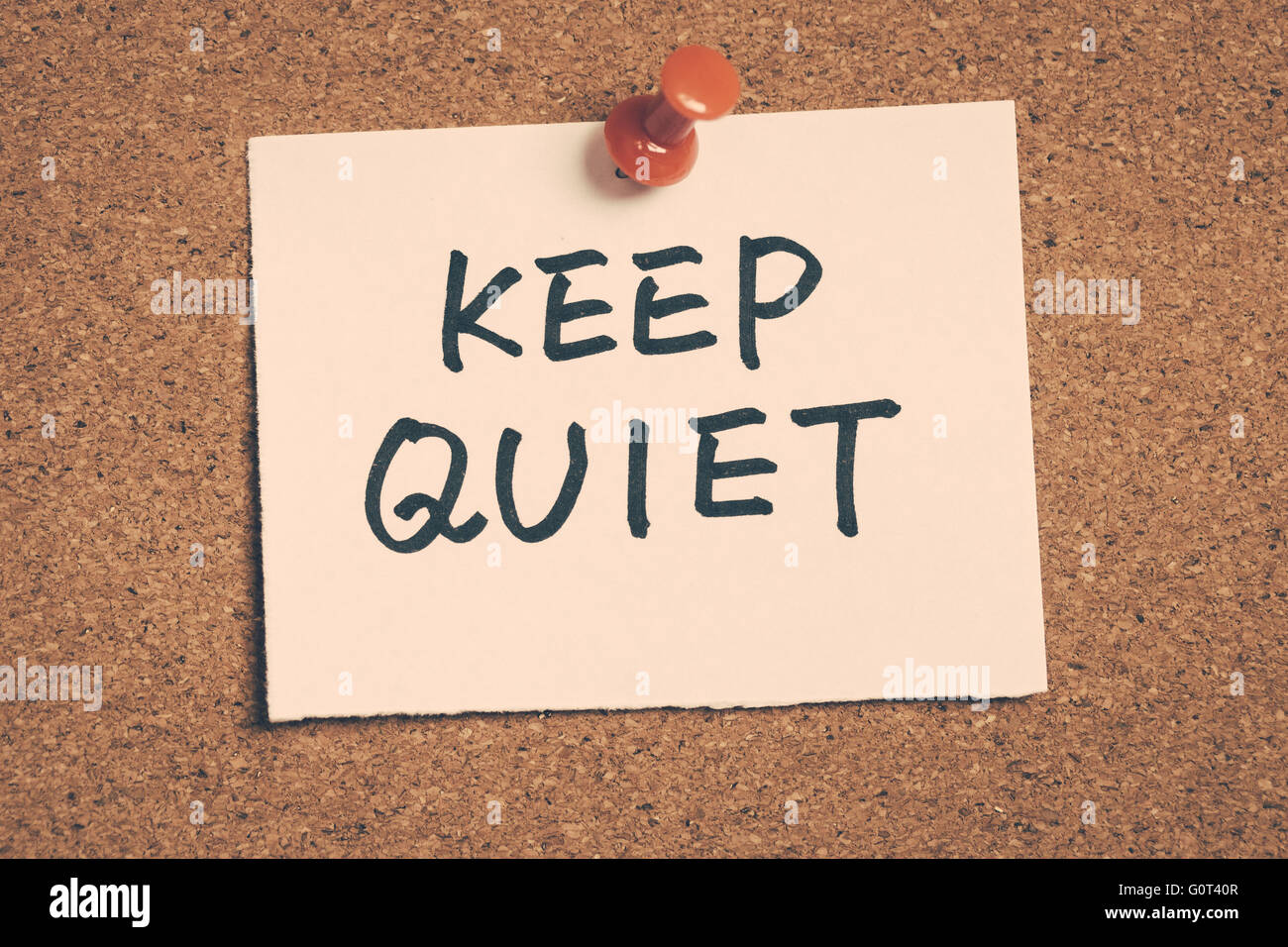 Leise sein -Fotos und -Bildmaterial in hoher Auflösung – Alamy