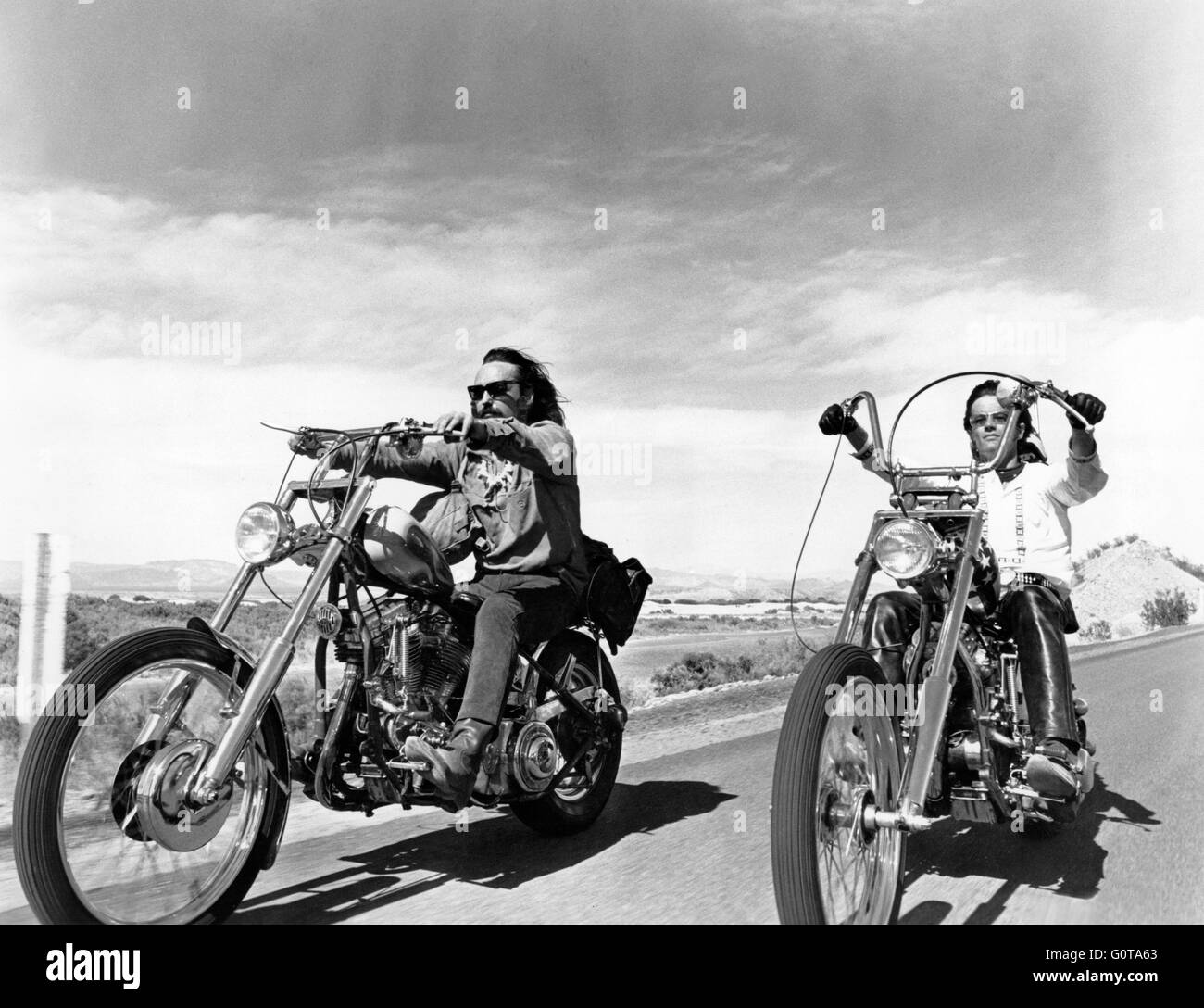 Dennis Hopper und Peter Fonda / Easy Rider / 1969 unter der Regie von ...