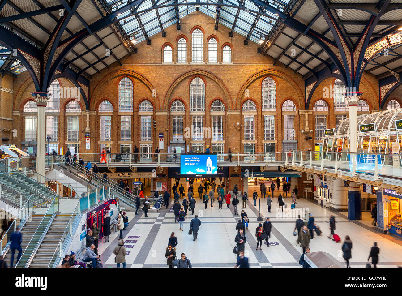 Liverpool Street Underground Station Stockfotos und -bilder Kaufen - Alamy