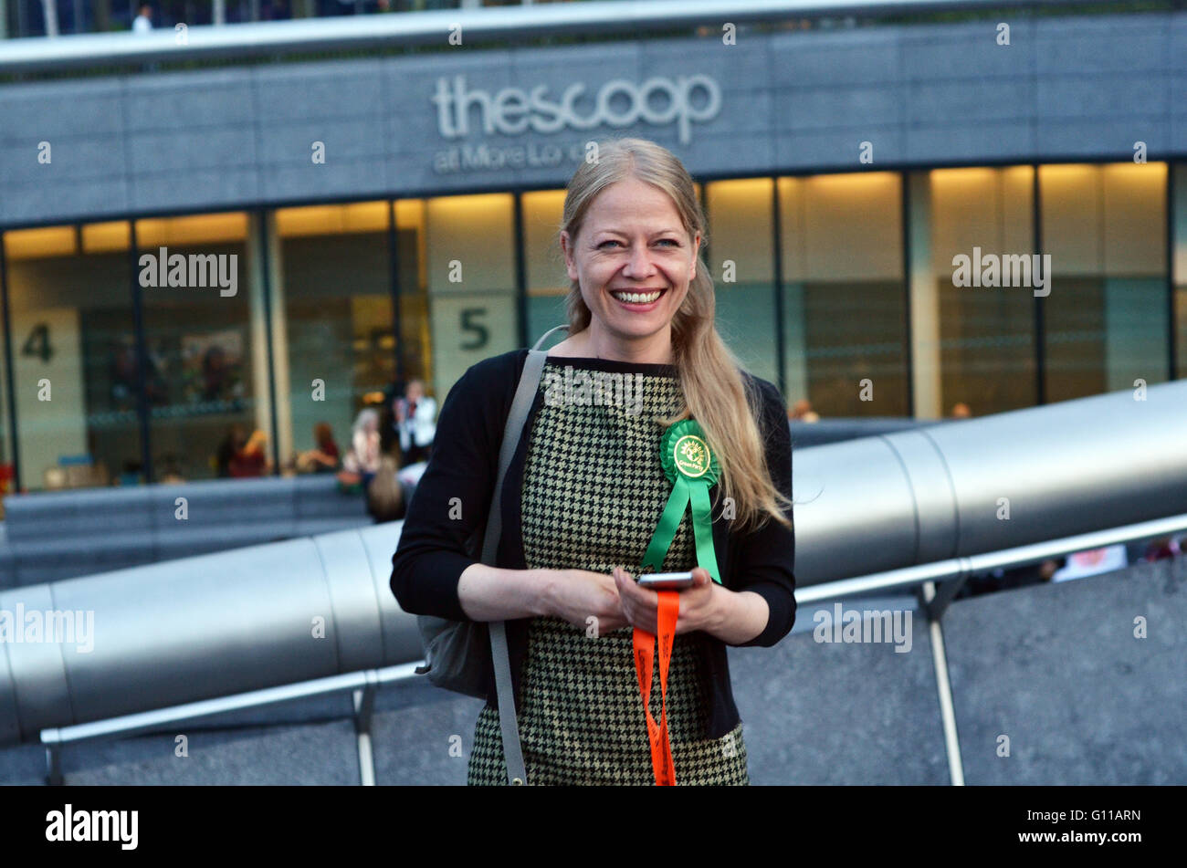 London, UK, 6. Mai 2016, grüne Parteimitglieder einschließlich Führer ...