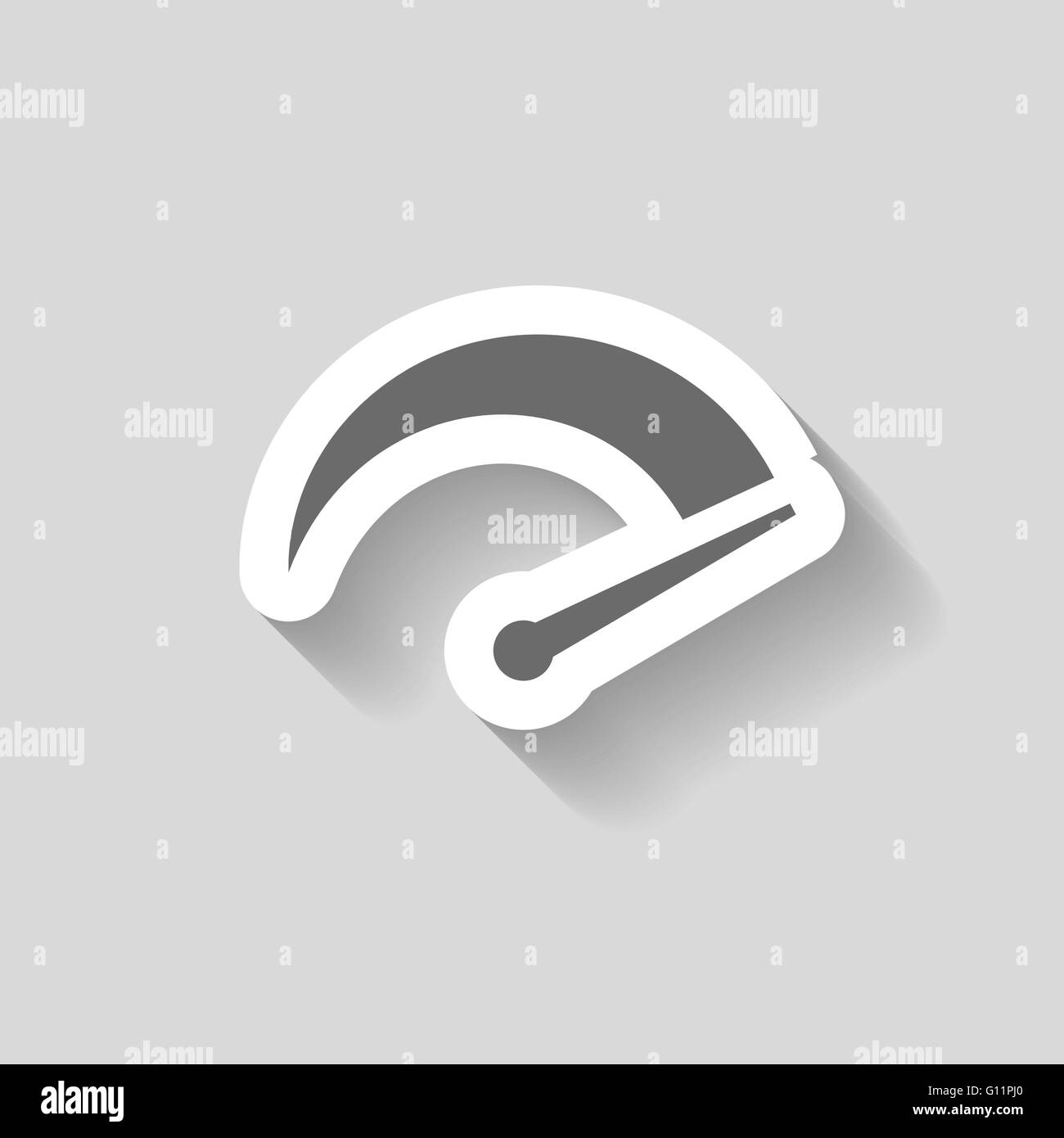 Piktogramm des Tachos Stock-Vektorgrafik - Alamy