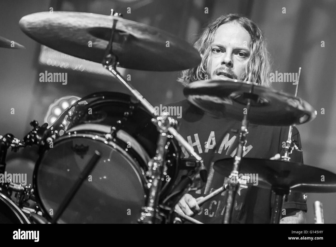 7. Mai 2016 - Detroit, Michigan, USA - JARED CHAMPION CAGE THE ELEPHANT ...