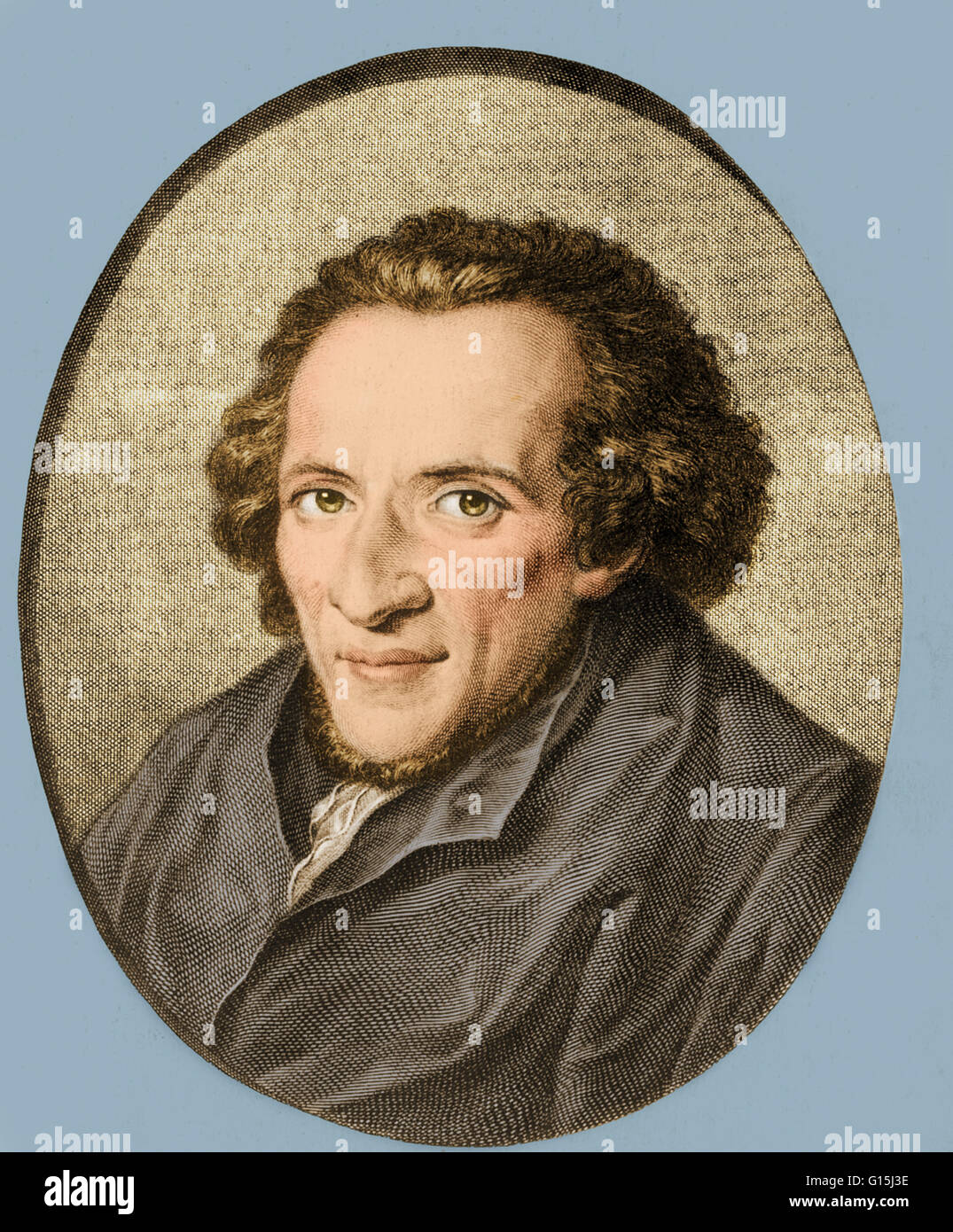 Moses Mendelssohn (1729-86), ein deutscher jüdischer Philosoph und ...