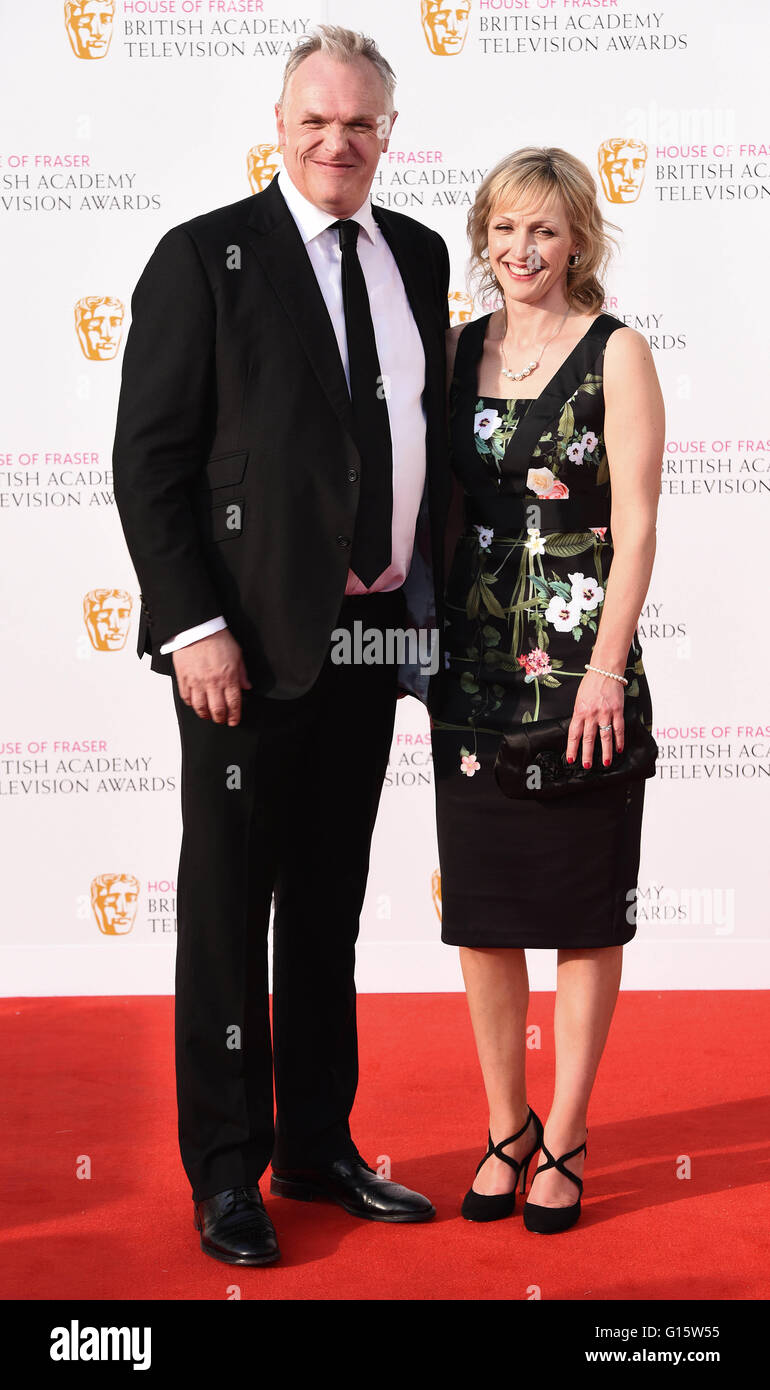 London, UK. Greg Davies am in The House Of Fraser BAFTA TV Awards statt ...
