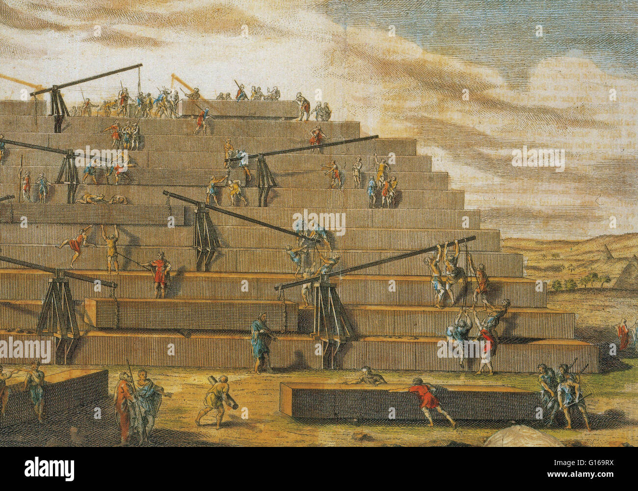 1759 Lithographie von Gouget einen französischen Künstler zeigt eine ...