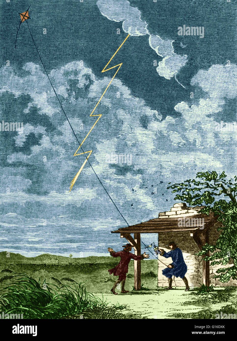 Benjamin franklins drachenexperiment -Fotos und -Bildmaterial in hoher Auflösung – Alamy