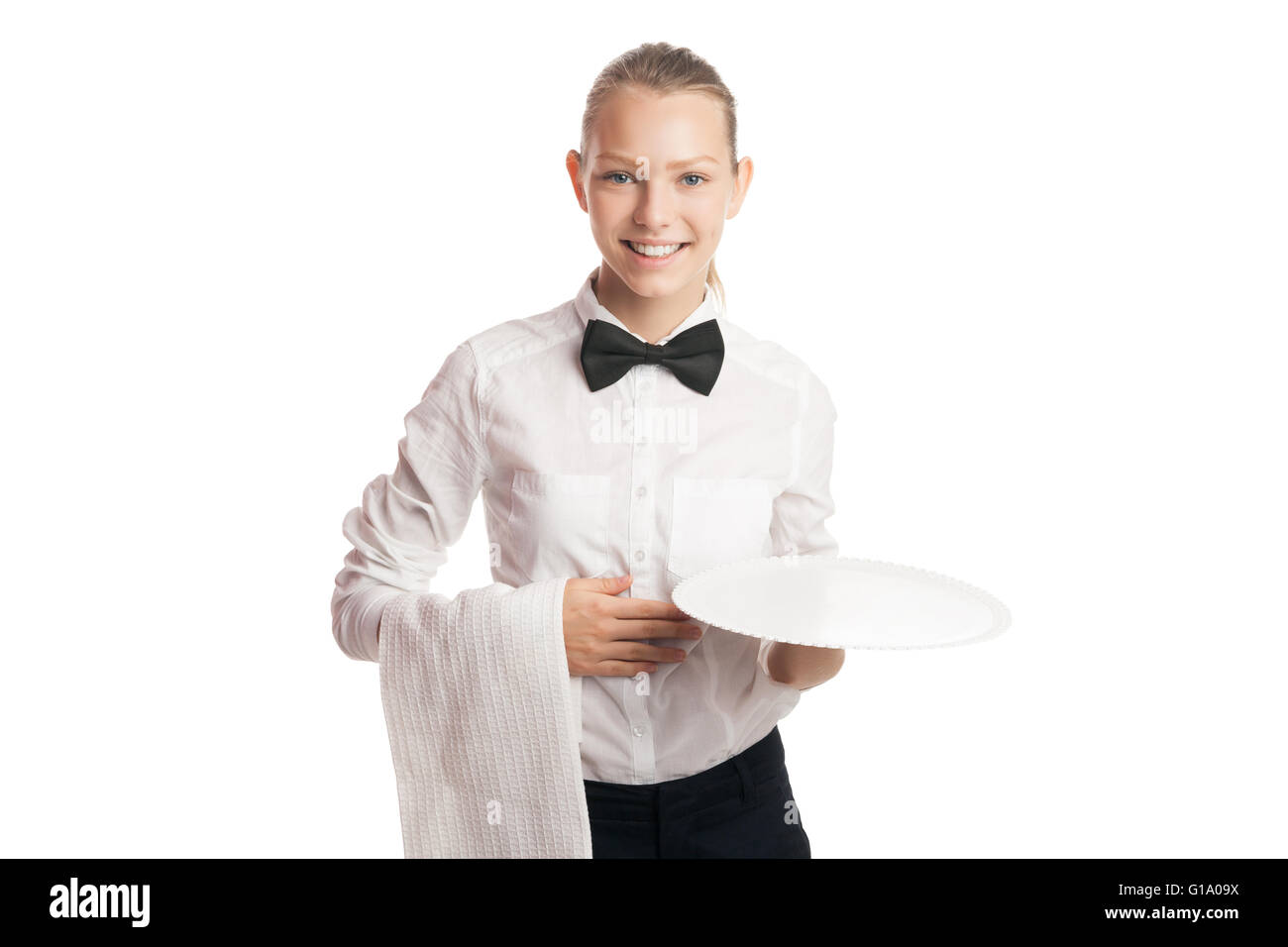 Blonde kellnerin -Fotos und -Bildmaterial in hoher Auflösung – Alamy