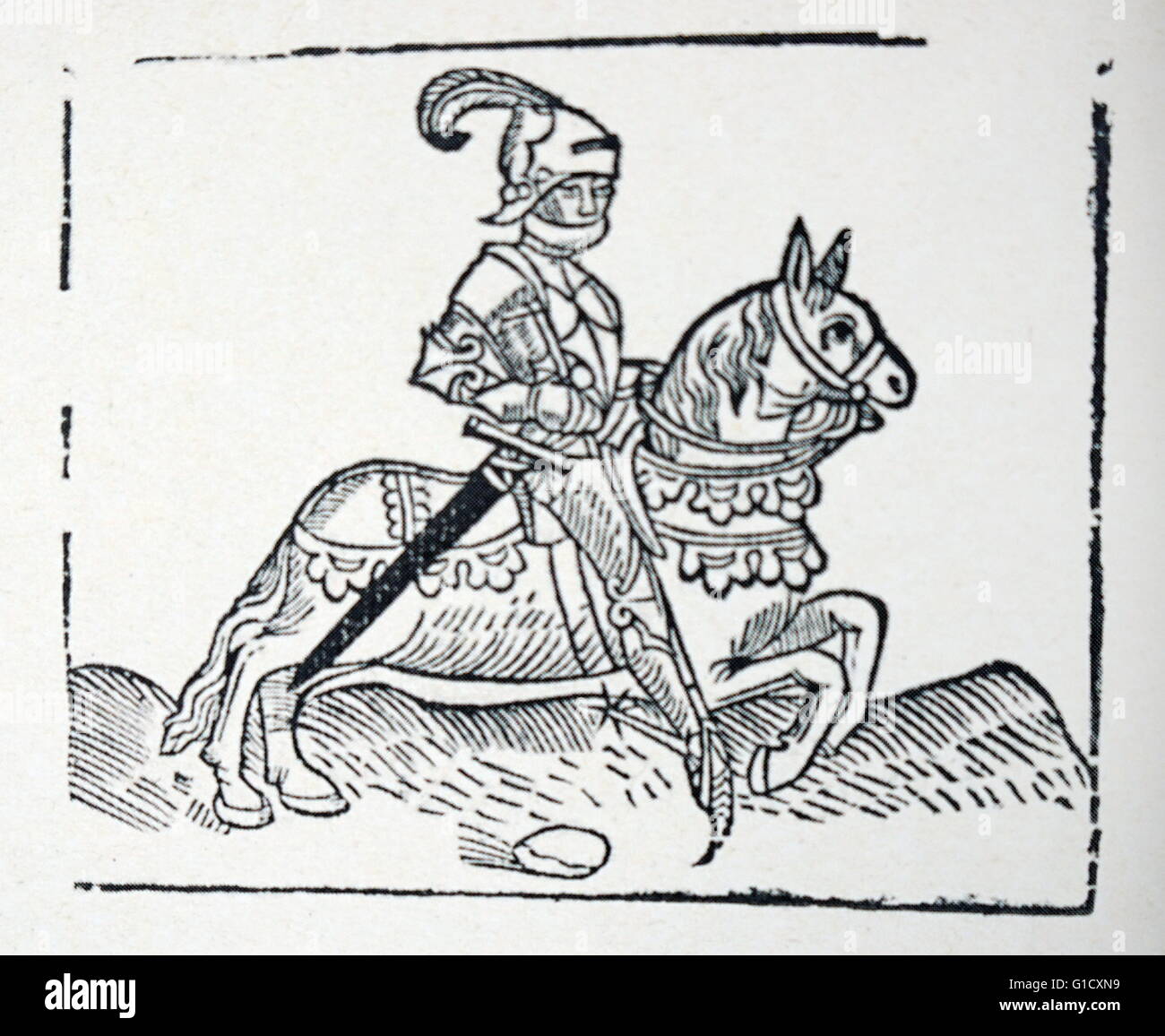 Medieval Woodcut Stockfotos und -bilder Kaufen - Alamy