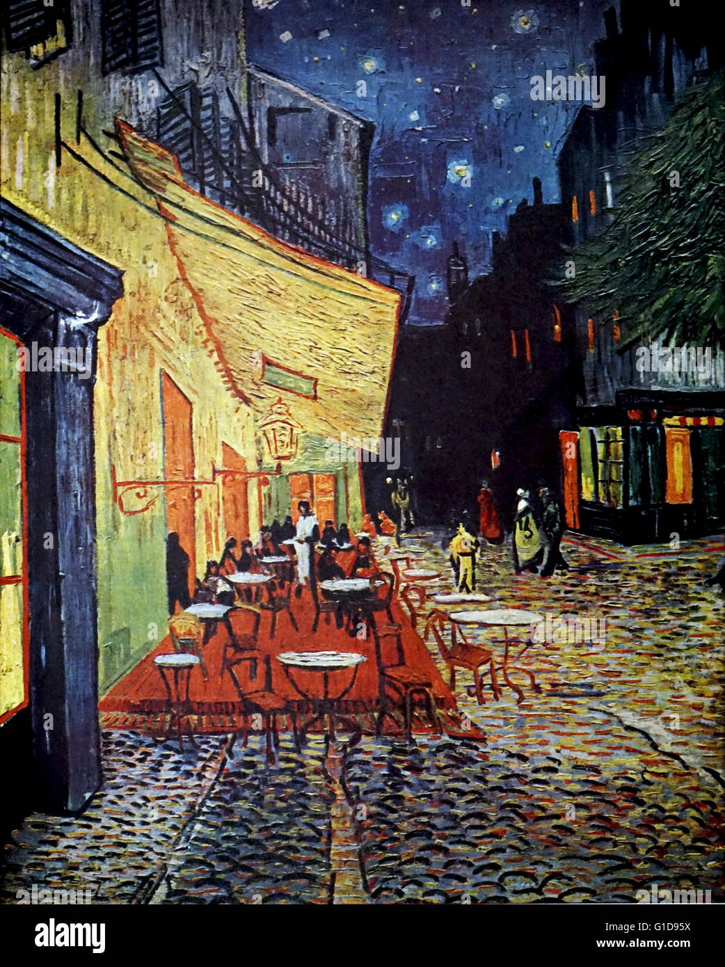 Cafe Terrace By Vincent Van Gogh Stockfotos und -bilder Kaufen - Alamy