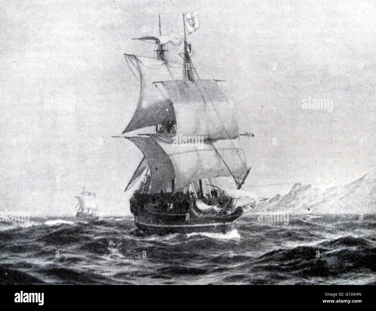 Schiff des Ferdinand Magellan (1480-1521) ein portugiesischer Entdecker ...