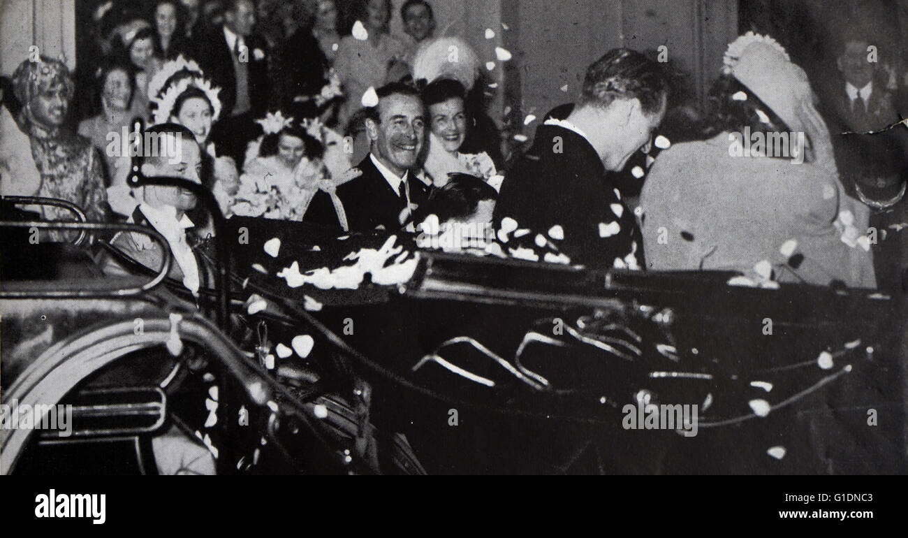 Philip Mountbatten Princess Elizabeth Stockfotos und -bilder Kaufen - Alamy