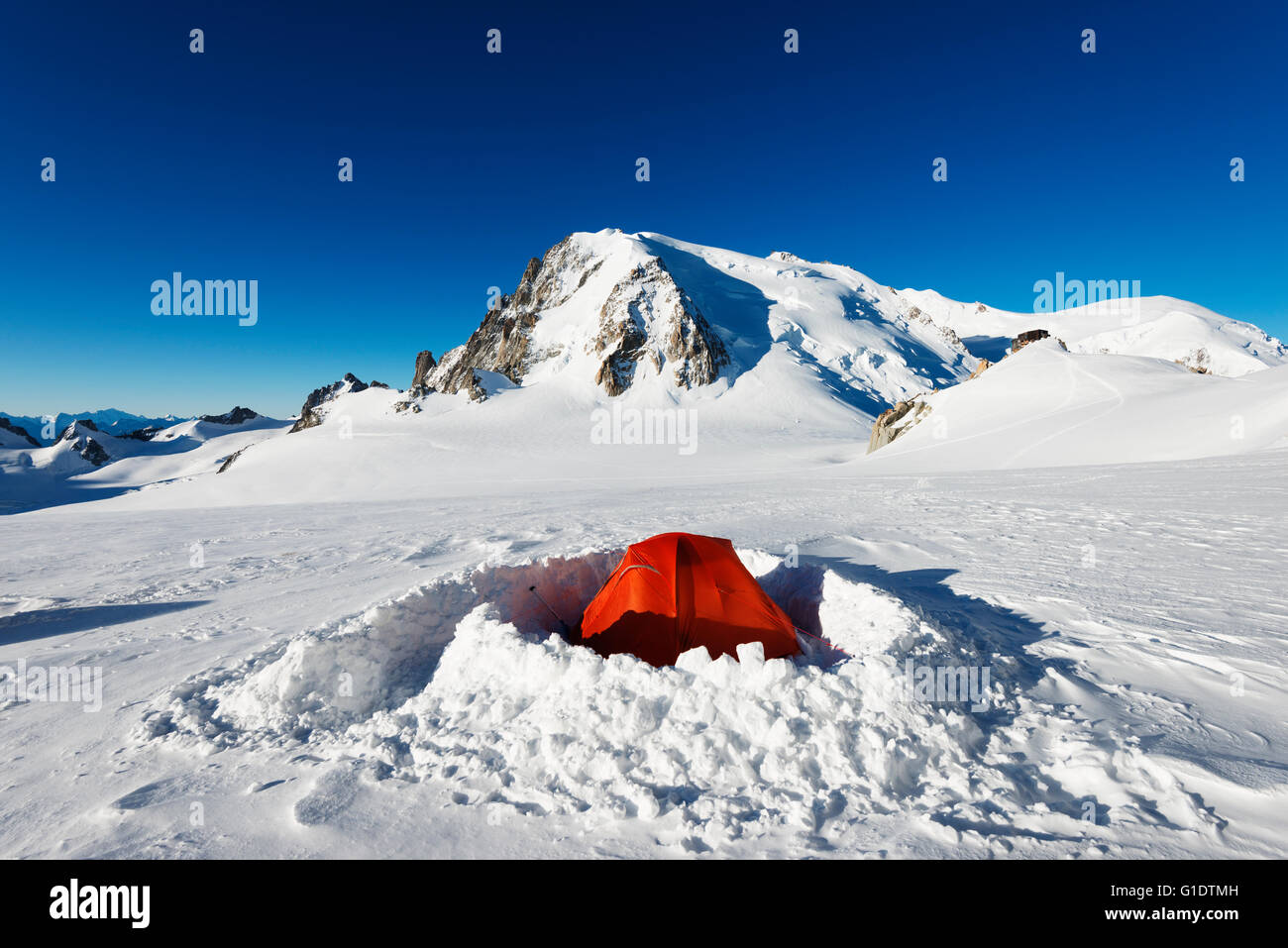 Chamonix Valley High Alps View Stockfotos und -bilder Kaufen - Alamy