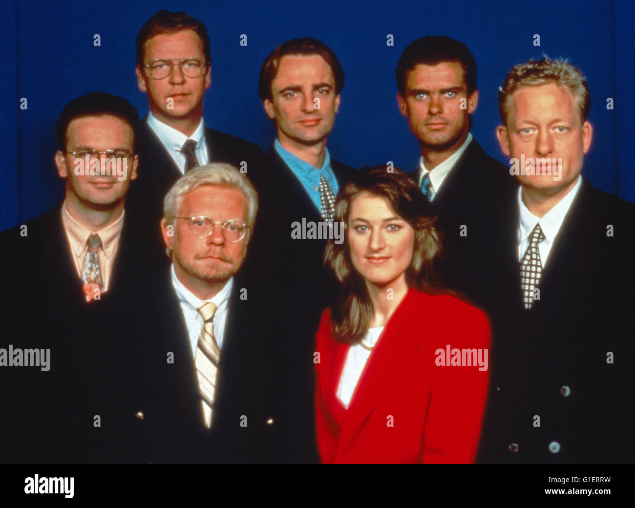 Moderatorenteam Beim Privatsender Pro7 Deutschland 1990er Jahre ...