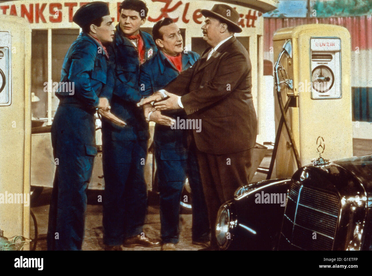Sterben Drei von der Tankstelle, Deutschland 1955, Regie: Hans Wolff ...