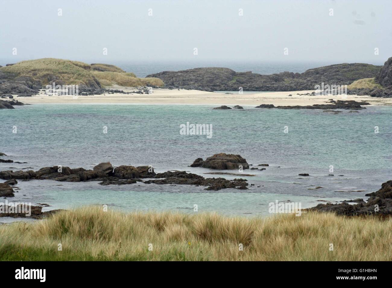 Die weißen Sandstrände der Sanna Stockfotografie - Alamy