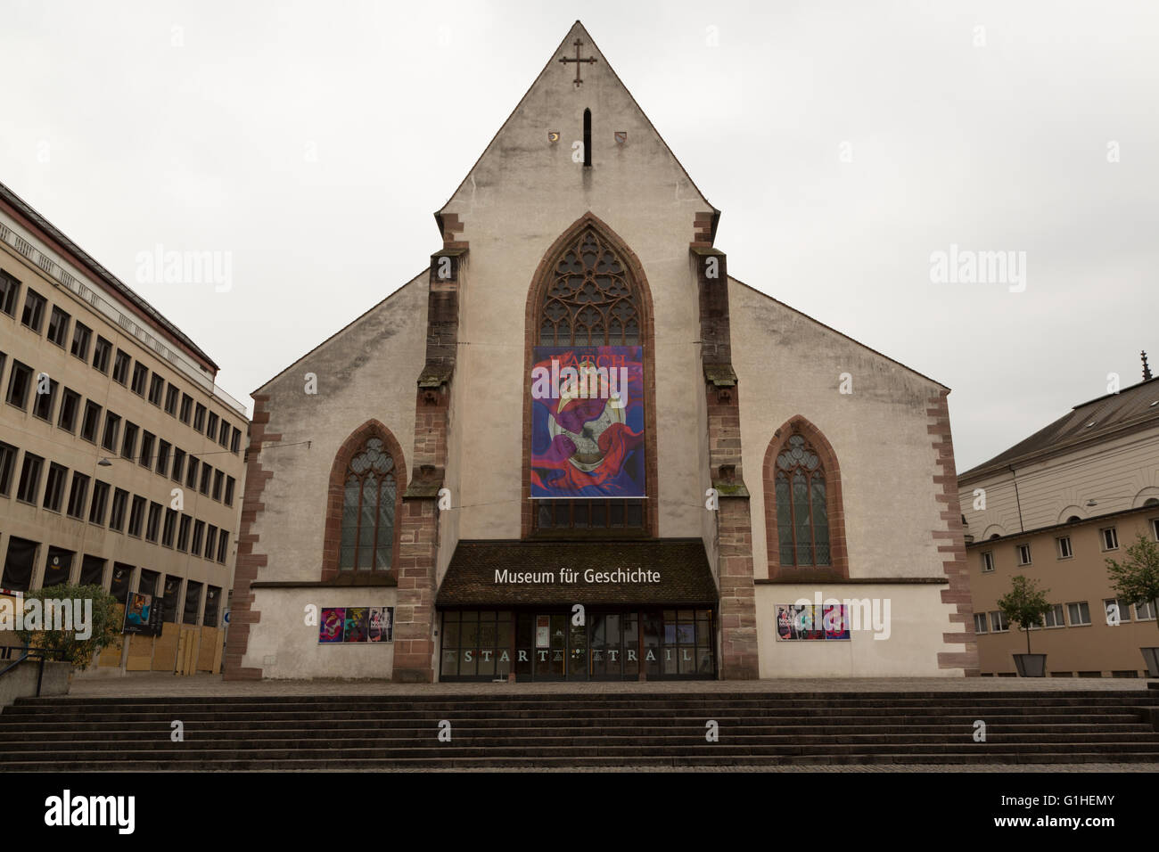 Historisches Museum Barfüsserkirche Basel Switzerland Stockfotos und ...