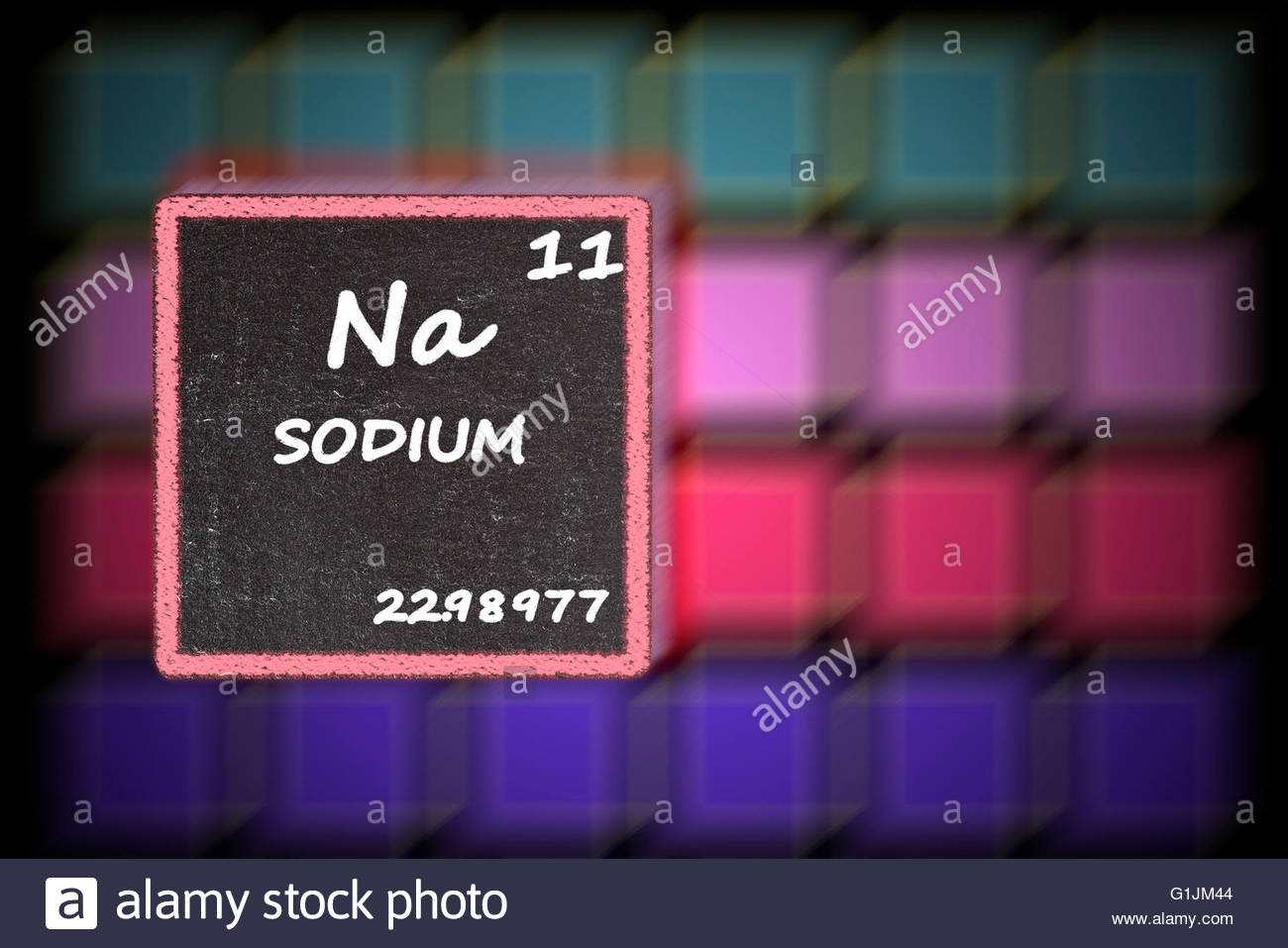 Symbol Chemical Element Sodium Stockfotos und -bilder Kaufen - Alamy