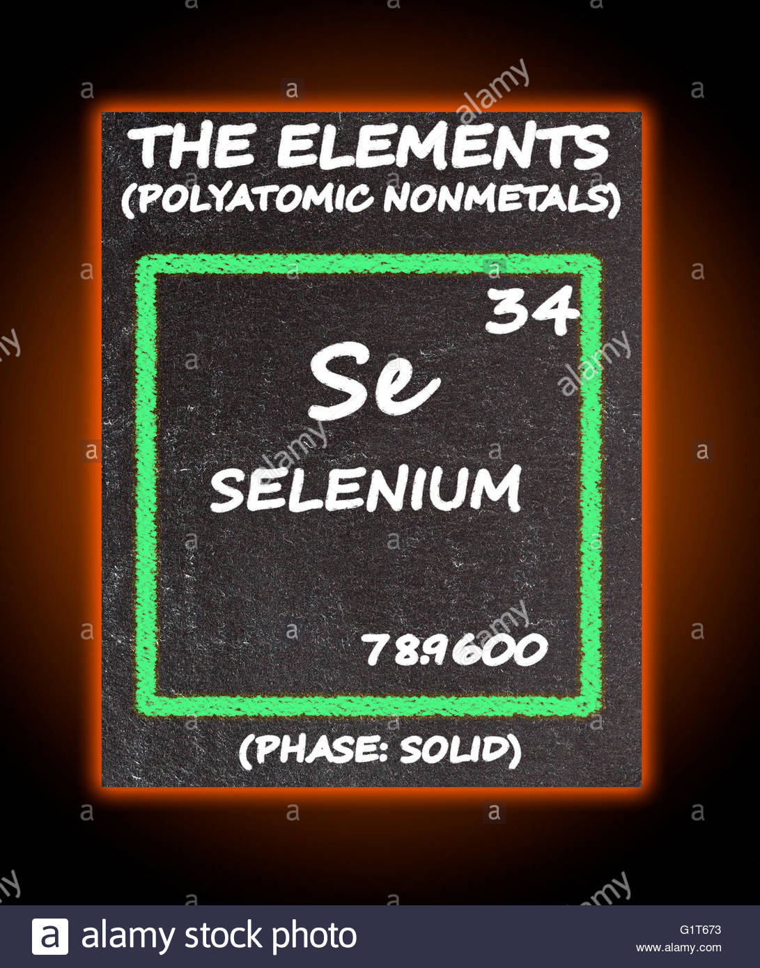 Selenium Chemical Element Stockfotos und -bilder Kaufen - Alamy