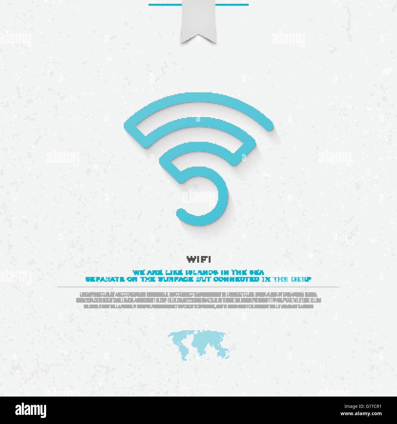 neue dünne Linie Stil Wireless-Symbol und Wifi-Logo. isolierte Vektor ...