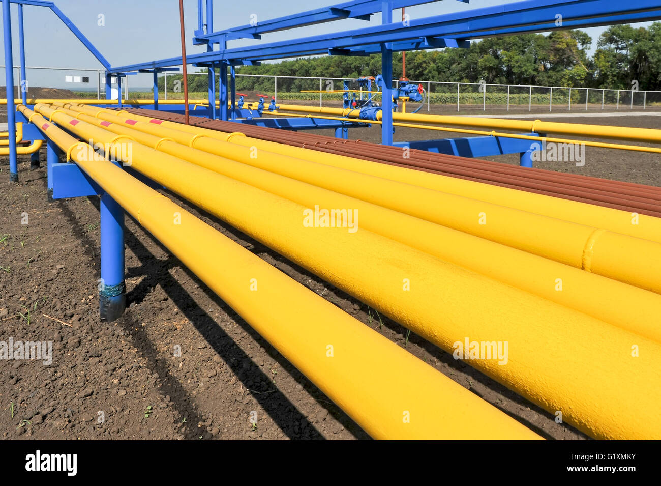 Gas Pipes Stockfotos und -bilder Kaufen - Alamy