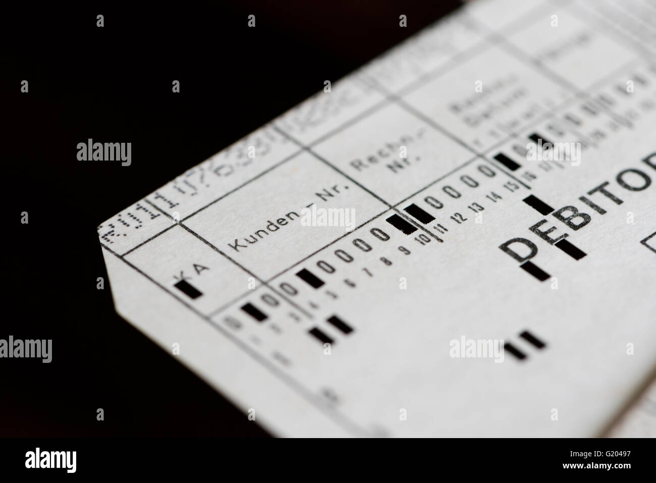 Lochkarten 1970 -Fotos und -Bildmaterial in hoher Auflösung – Alamy