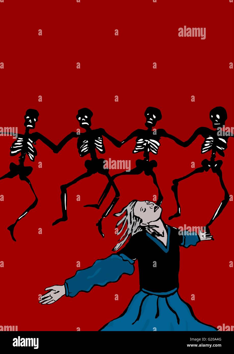 Frau tod skelett gemälde -Fotos und -Bildmaterial in hoher Auflösung ...