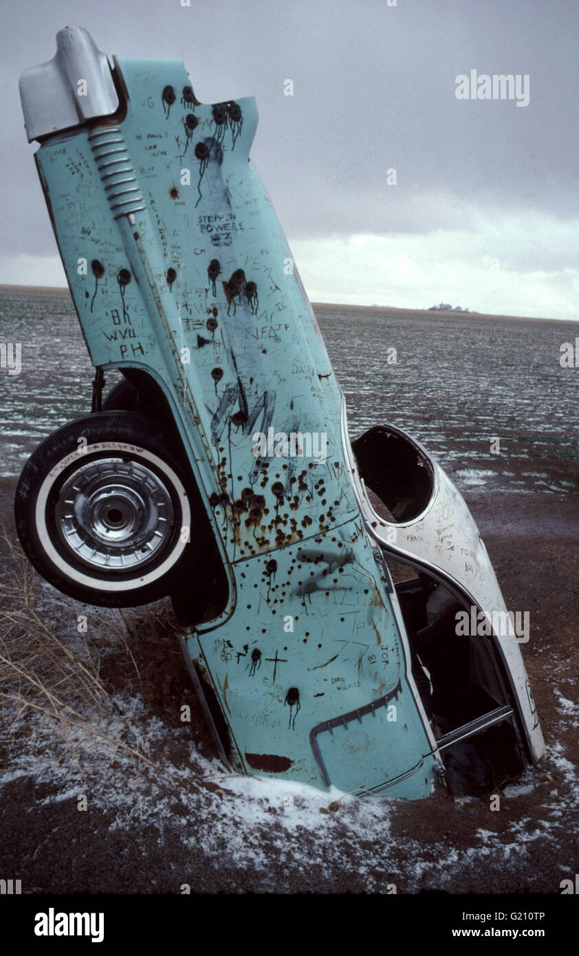 Das 1974 gegründete, ist Cadillac Ranch eine Kunstinstallation ...