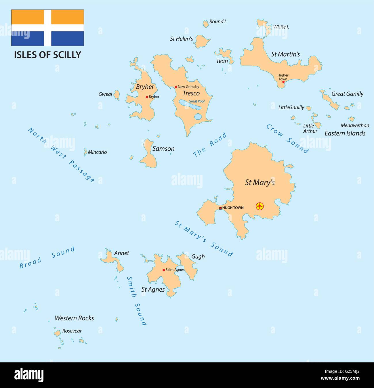 Scilly Inseln Maps _ Scilly Inseln Karte – LXWD