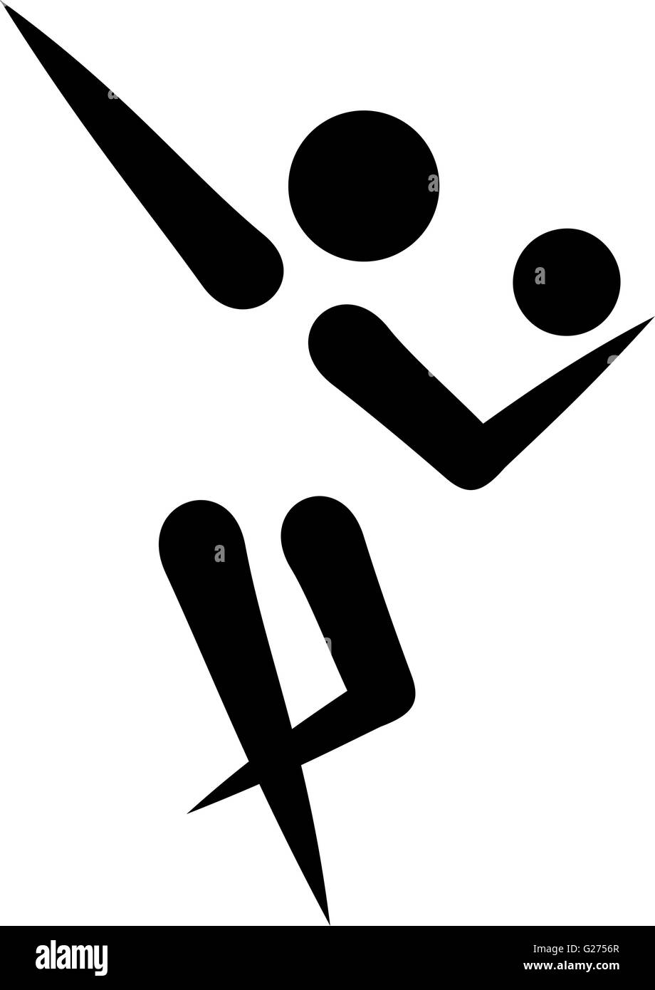 Turnen icon Stock-Vektorgrafiken kaufen - Alamy