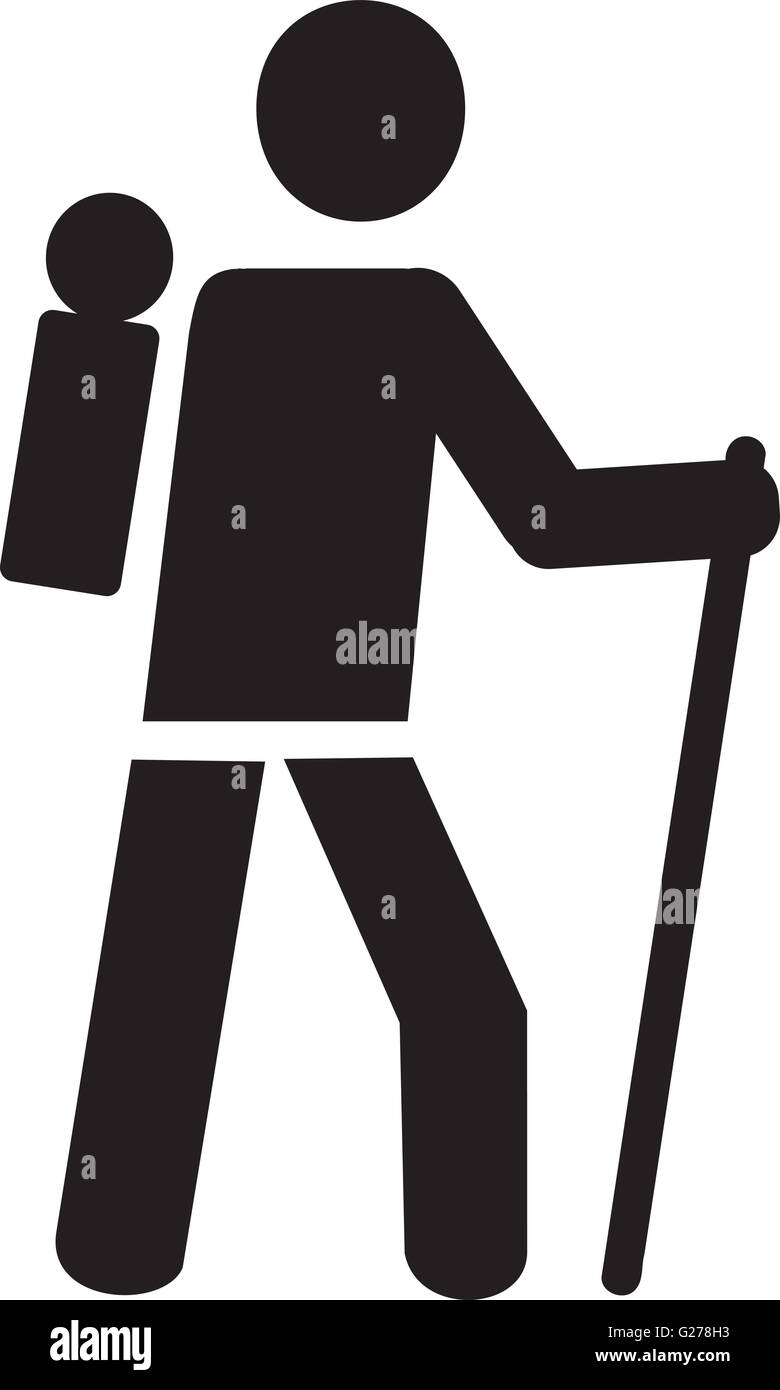 Wanderer piktogramm Stock-Vektorgrafiken kaufen - Seite 3 - Alamy
