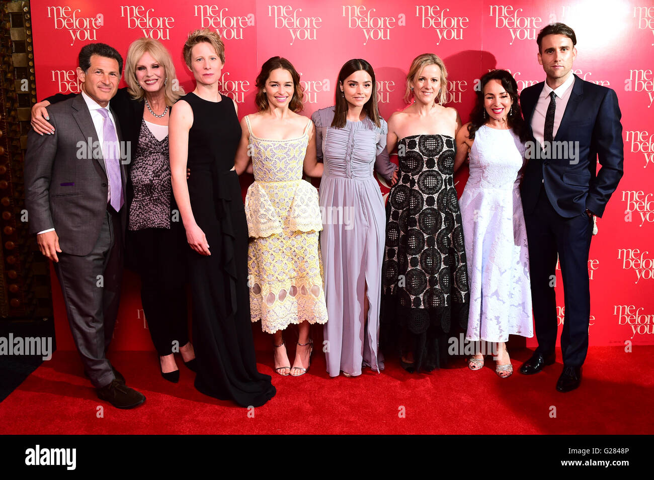 (L - R) Joanna Lumley, Direktor Thea Sharrock, Emilia Clarke, Jenna ...