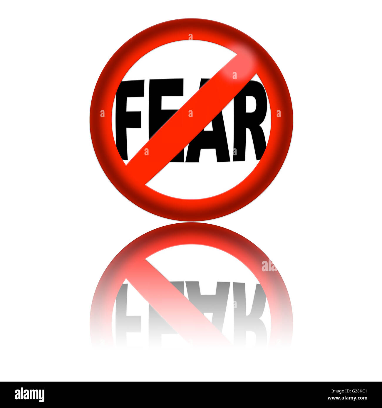 Kein angstabzeichen -Fotos und -Bildmaterial in hoher Auflösung – Alamy